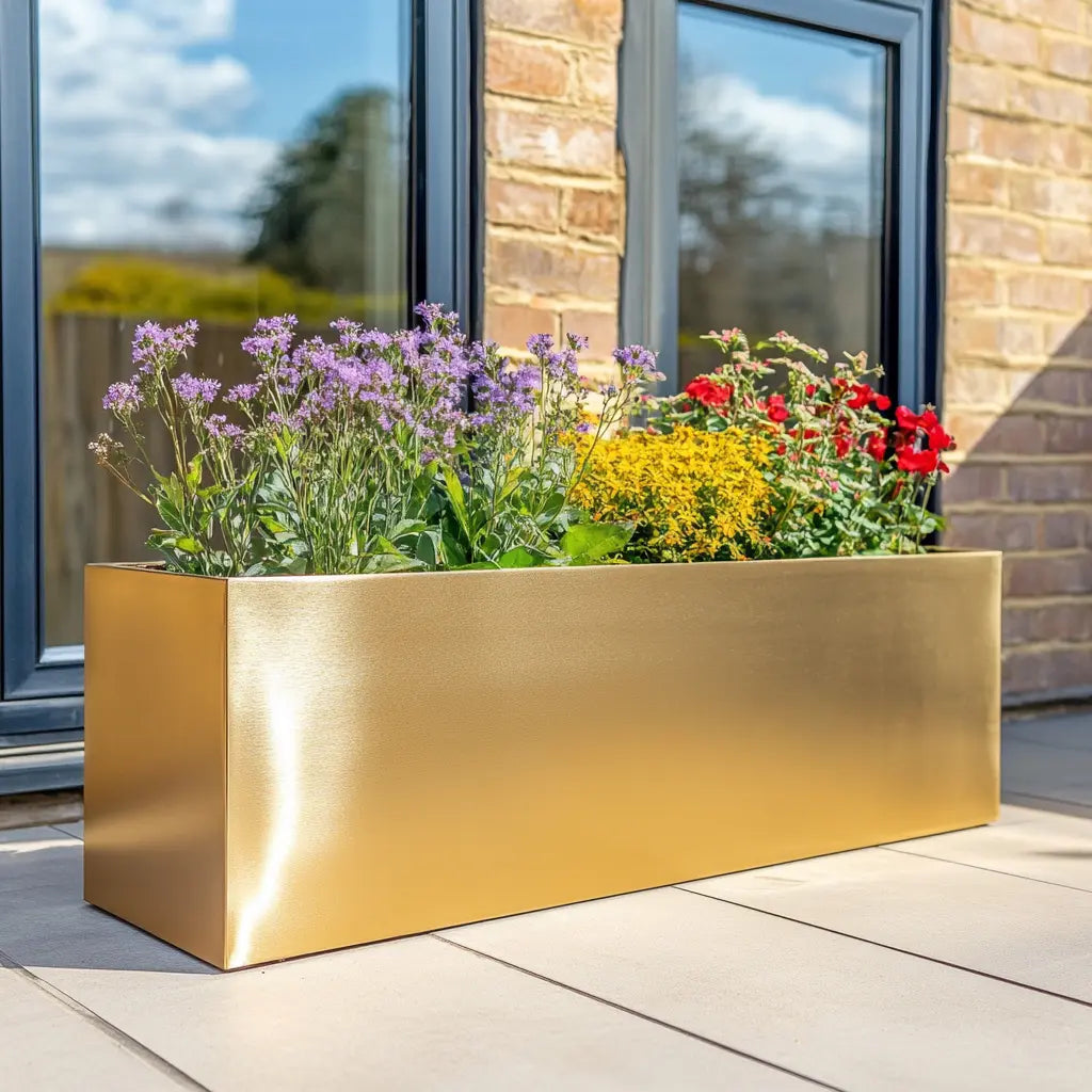 Gold Planters | Luxury & Modern Plant Pots – Planters.co.uk