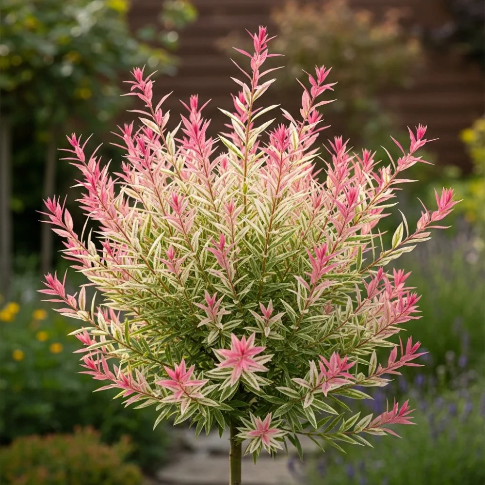 6ft 'Flamingo' Willow Tree | XL Salix Integra Hakuro Nishiki | 7.5L Po ...